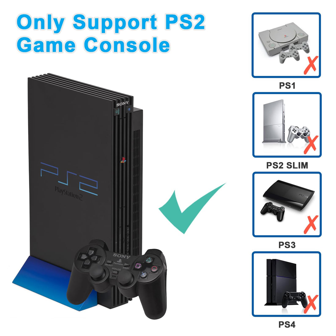 DigitPro PS2 to HDMI Converter Adapter, HDMI Cable for PlayStation 2 ...