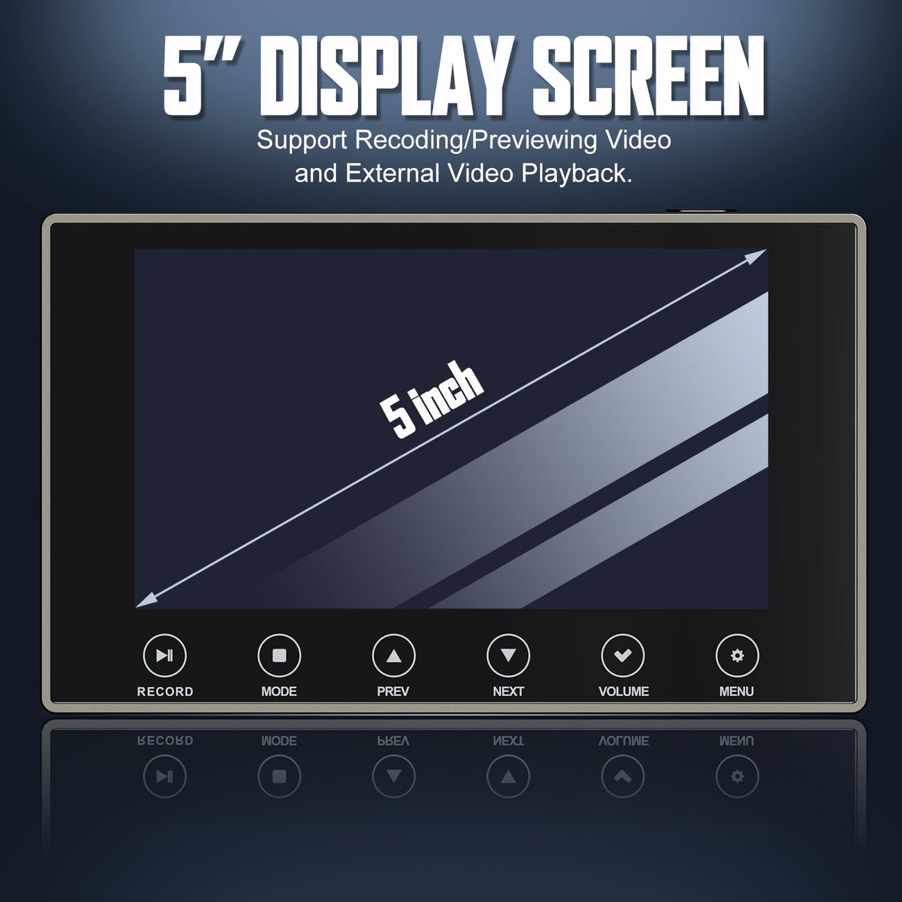 DigitPro VHS to Digital Converter 3.0, 5" Convert VHS to Digital, 4K V