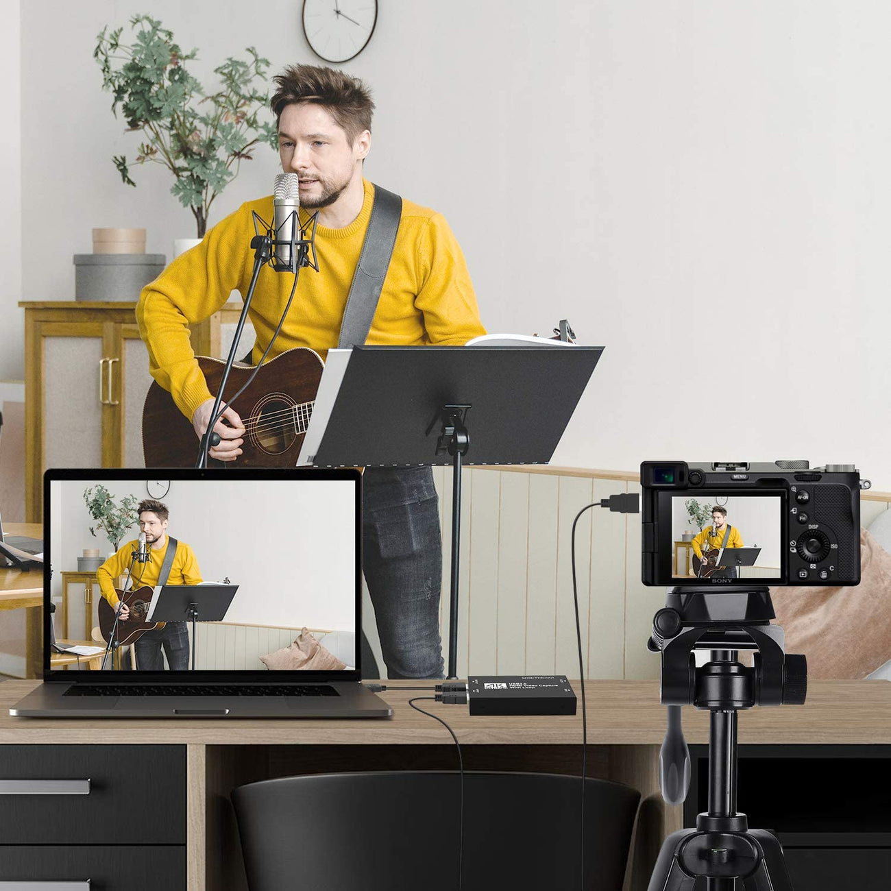 4K Video Capture Card with Loop Out, HDMI USB 3.0 Video Capture Device