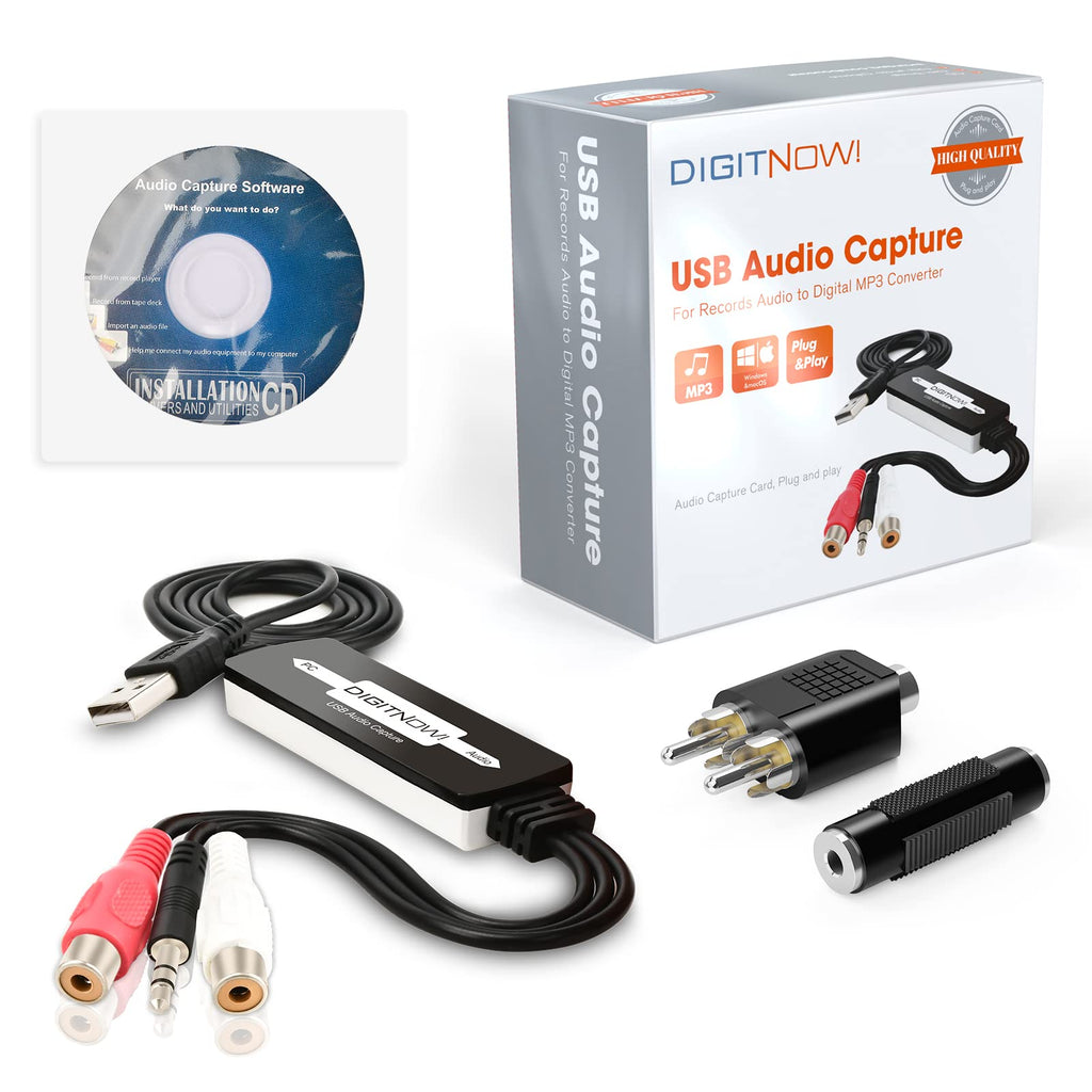 Digitnow USB Audio Capture Card Grabber