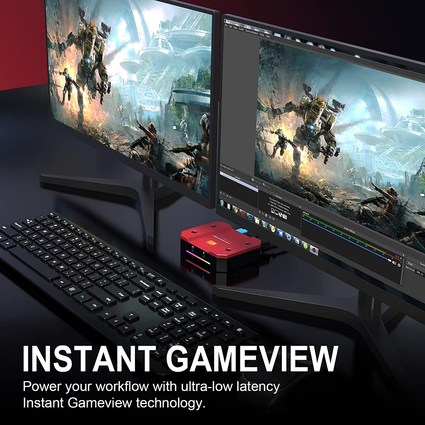 DIGITNOW USB Video Capture Card 4k/60Hz HDR10 Zero-Lag Passthrough, Ul