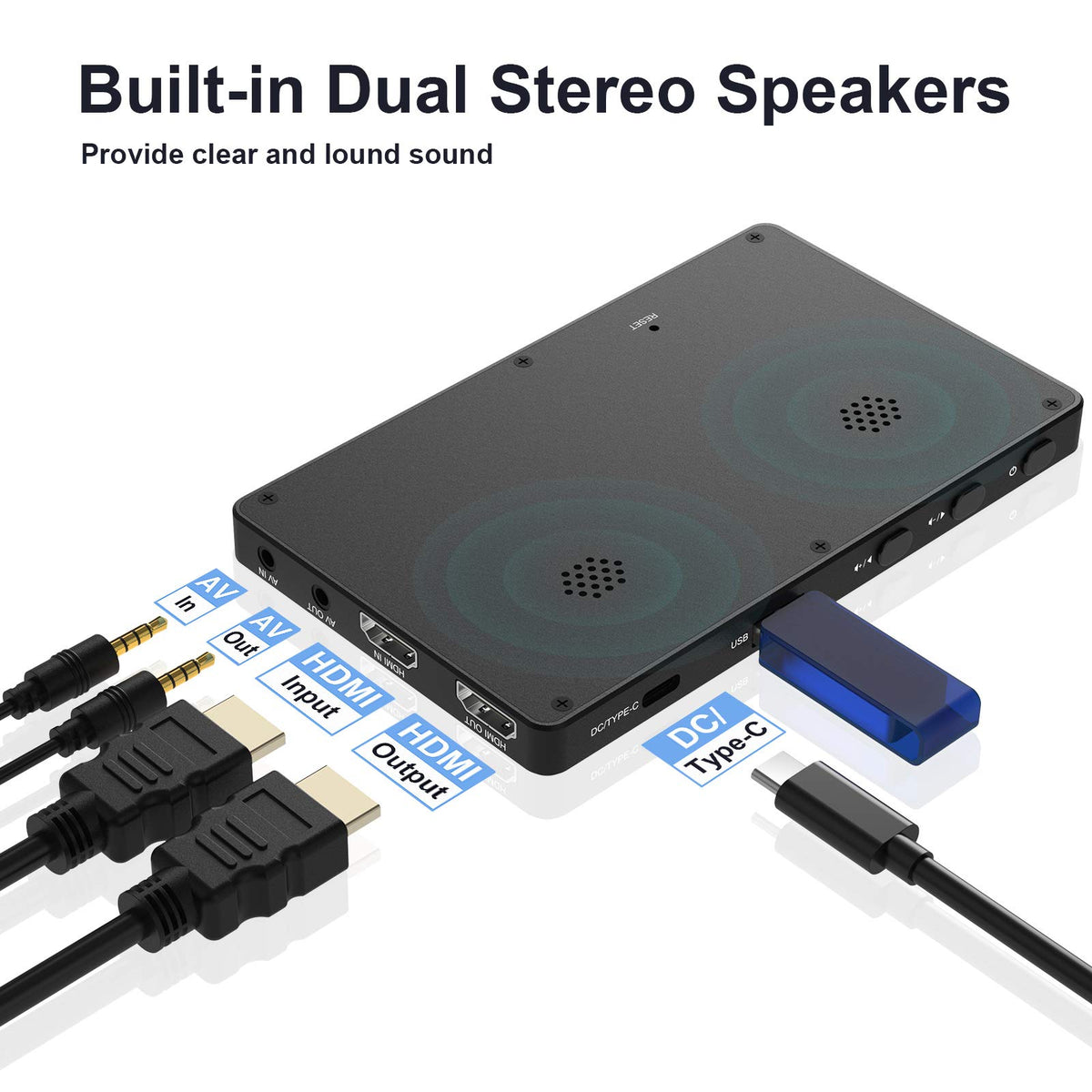 HD Video Capture Box game screen recorder 1080P 60FPS USB 2.0 with 5 ...